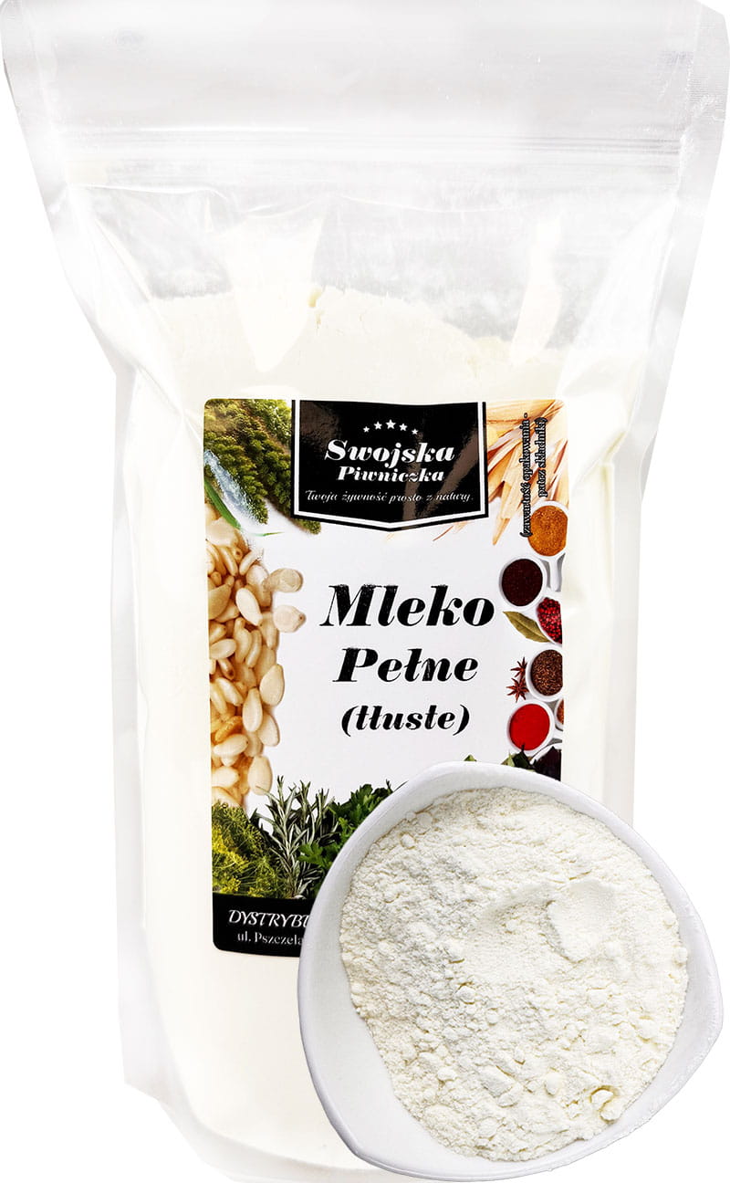 MLEKO W PROSZKU PEŁNE TŁUSTE 1Kg SWOJSKA PIWNICZKA - Dodatki do ...